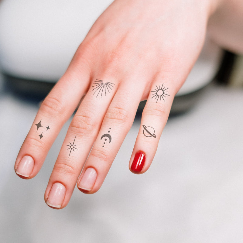 Fake Finger Tattoos